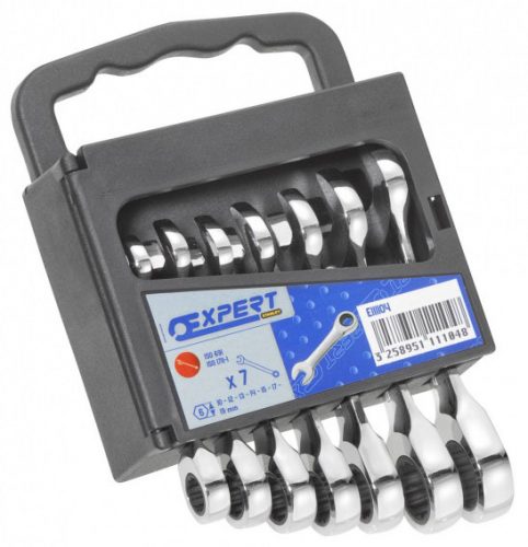 Britool Expert – 7Pc Metric Short Ratchet Combination Spanner Set ...